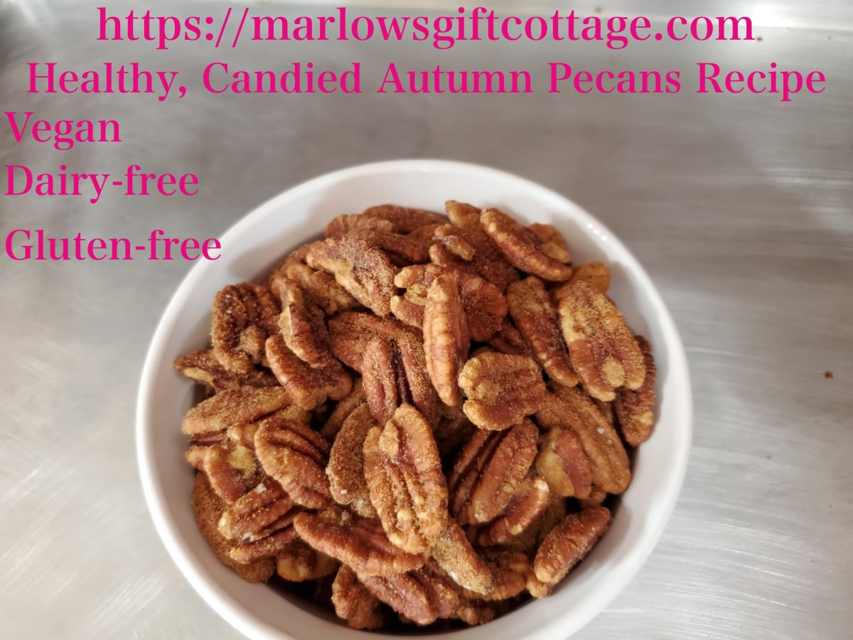 Healthy, Candied Autumn Pecans Recipe – Marlow's Gift Cottage